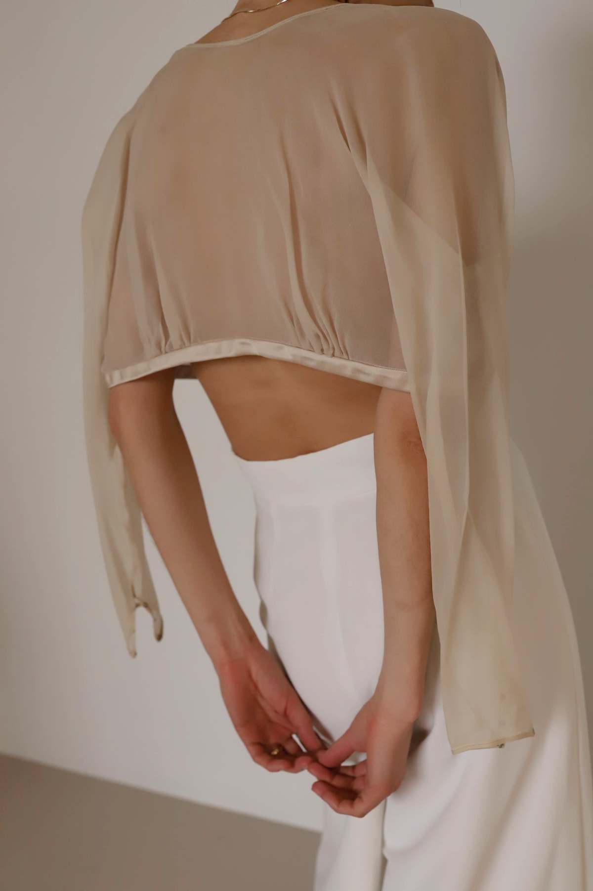 Vintage Dear Society Dorothy Litzan Sheer Coverette - Baby Pink ...