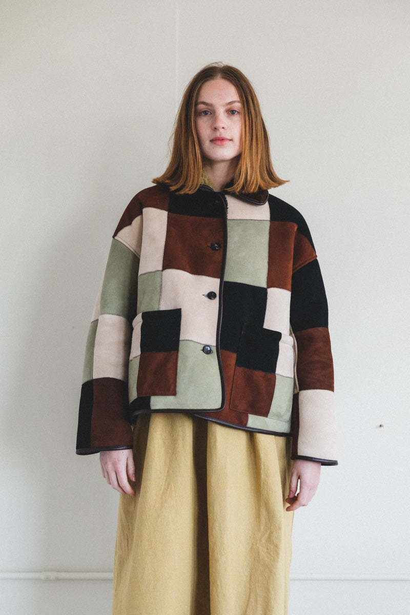 CAWLEY STUDIO AVIS JACKET - MULTI PATCHWORK | Garmentory