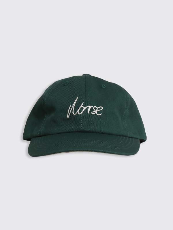 Norse Projects Chainstitch Logo Twill Cap - Dartmounth Green | Garmentory