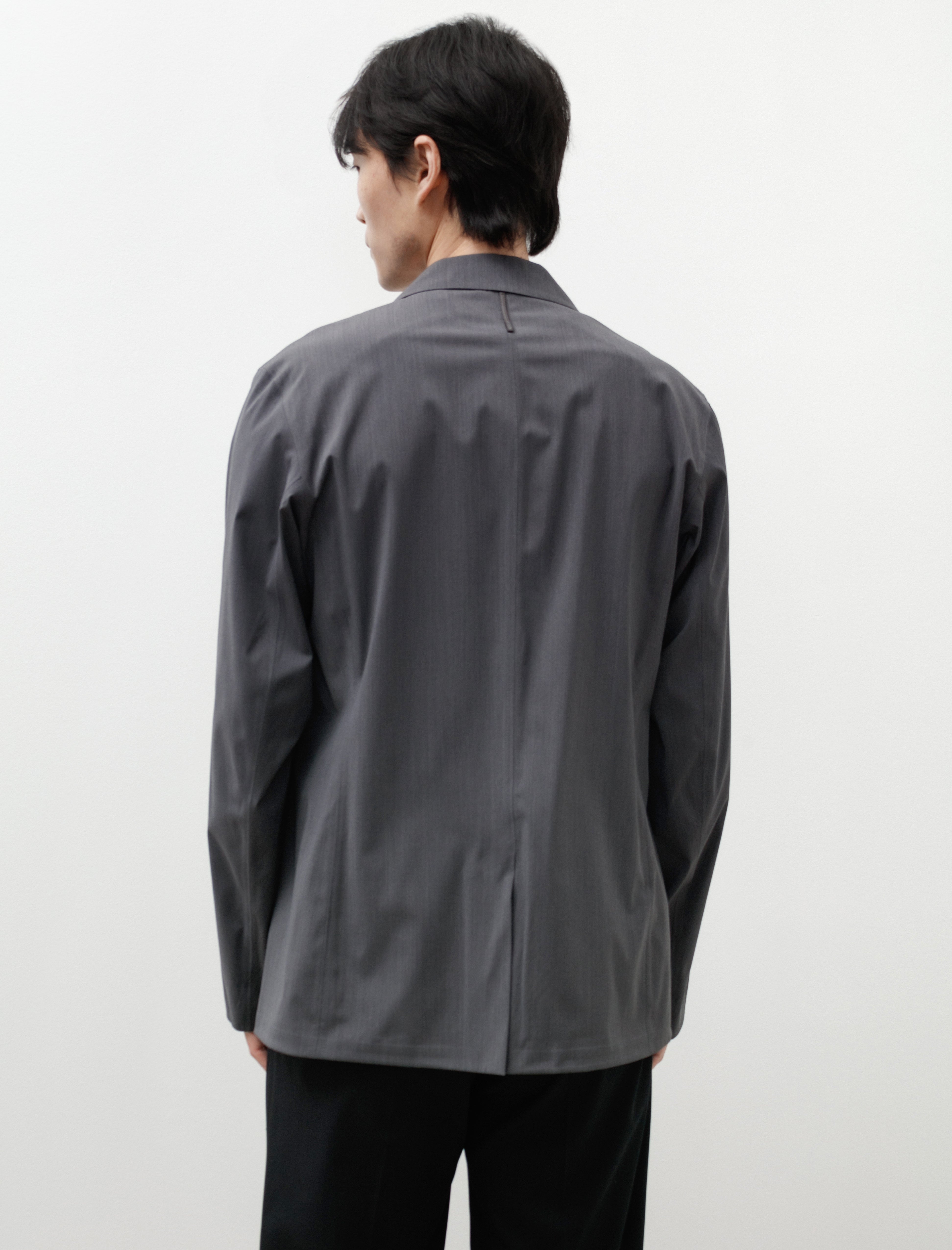 Veilance Mens Indisce Tech Wool Blazer - Graphite Heather | Garmentory