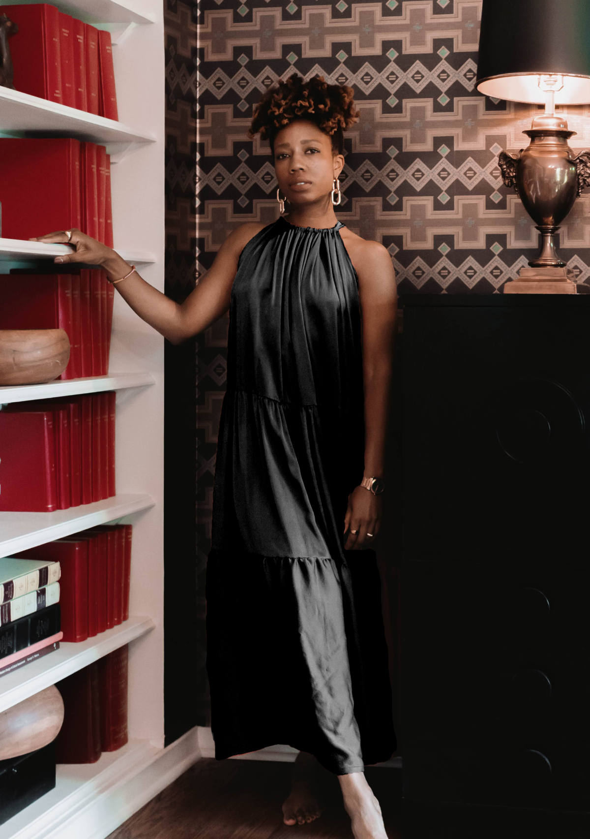 Miranda Bennett Studio Lewis Dress in Silk Charmeuse | Garmentory