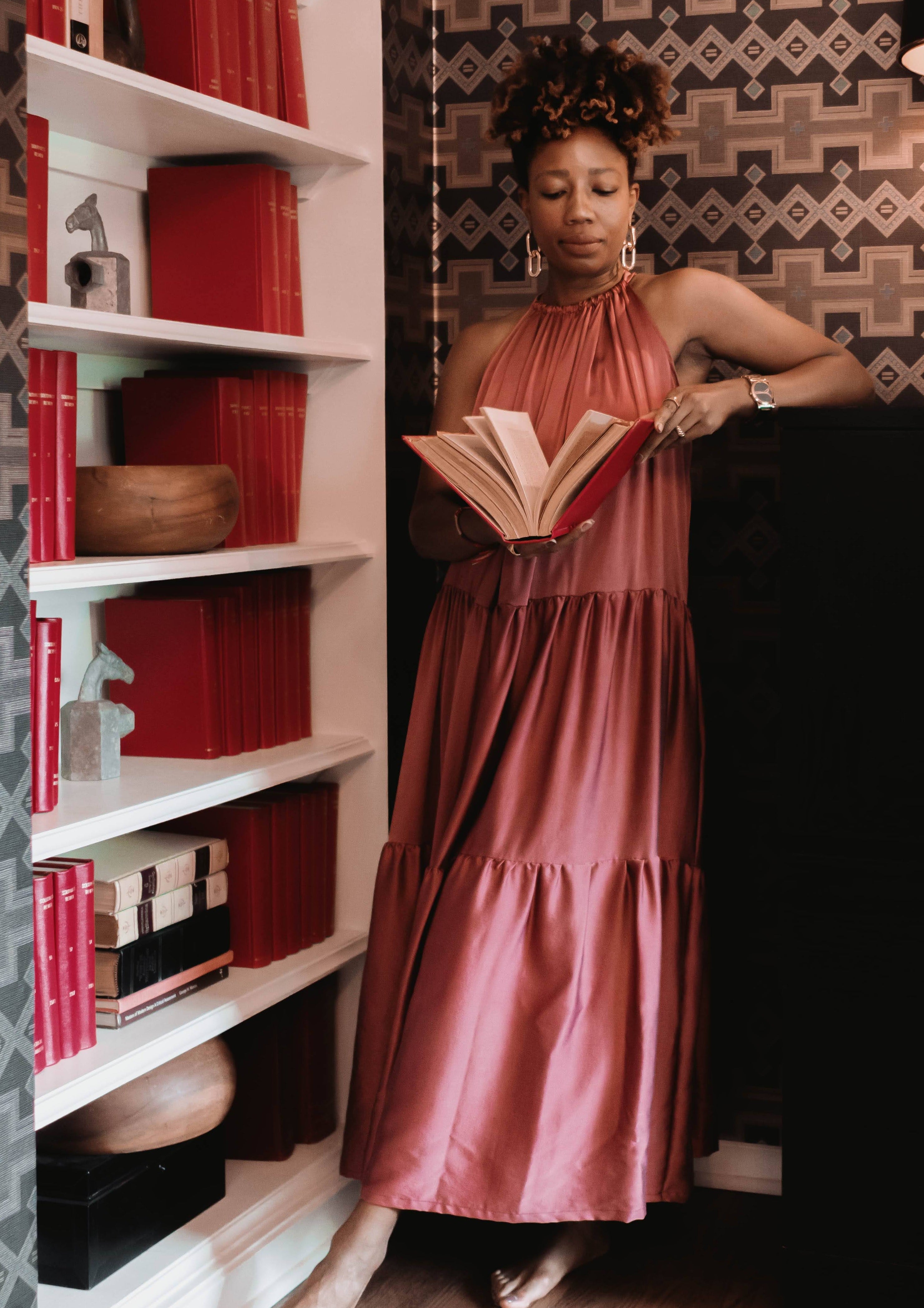 Miranda Bennett Studio Lewis Dress in Silk Charmeuse | Garmentory