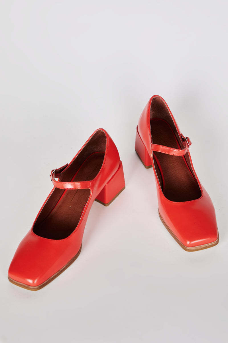 INTENTIONALLY CHRISTOPHER MARY JANE - Cherry | Garmentory