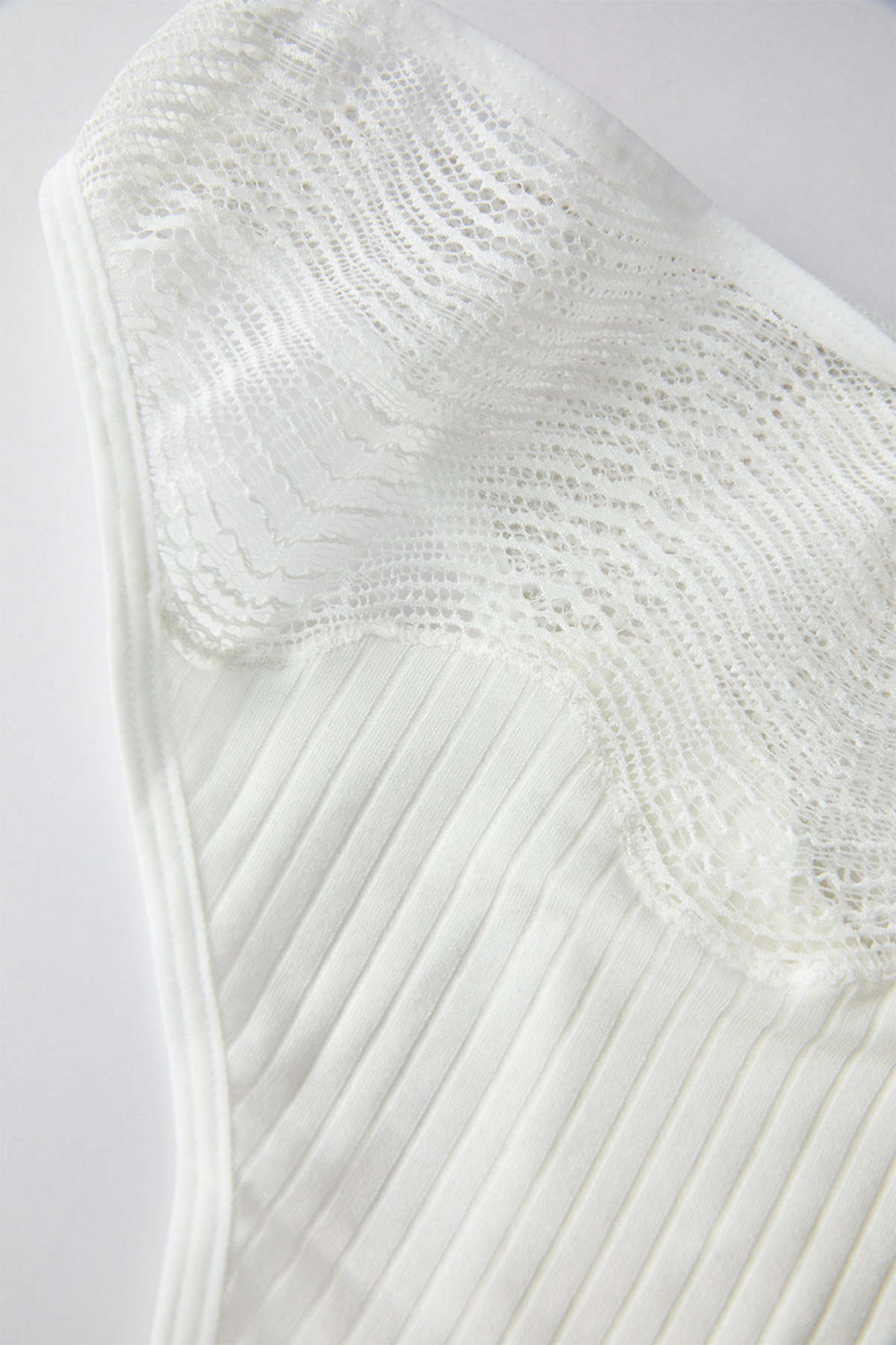 Opaak Yasmin Ribbed Regular Brief - Daylight | Garmentory