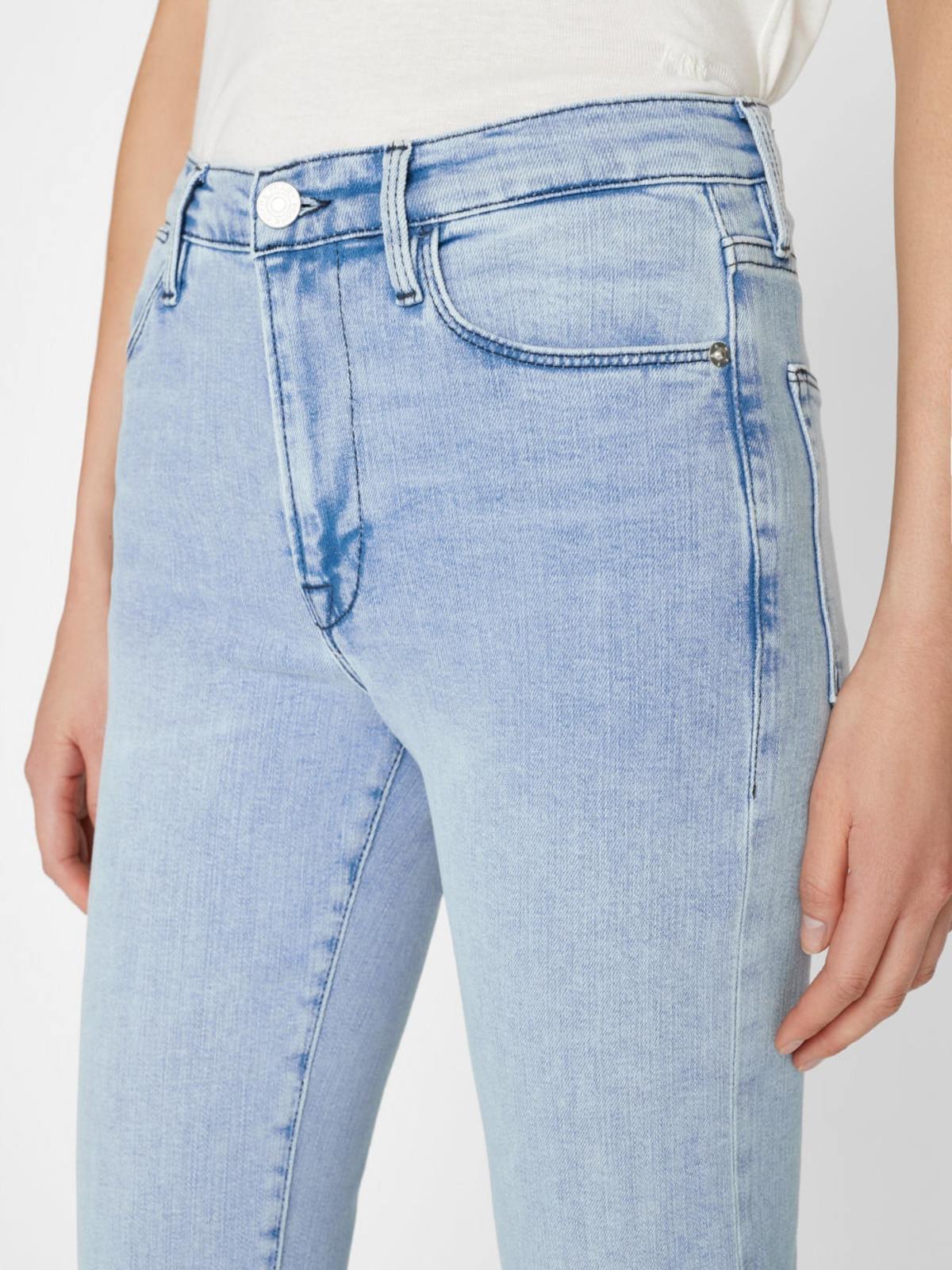 Frame Le High Straight Raw Edge LHSTRA793 Jean - Yorba | Garmentory