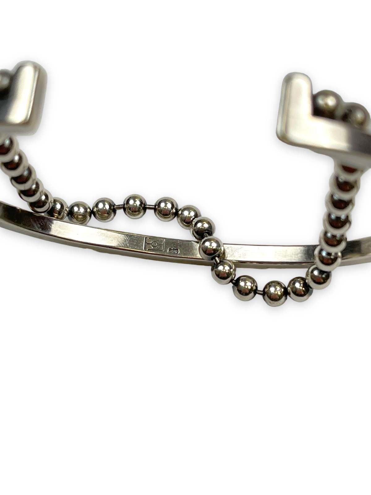 Title Of Work Solid Cuff W/ Ball Chain | Garmentory