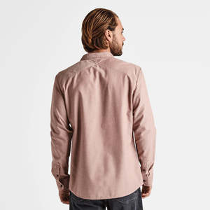 Roark Revival Well Worn Long Sleeve Oxford Shirt - Russet | Garmentory