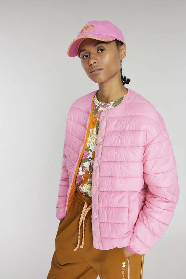 OOFWEAR Short Quilted Jacket - Barbie | Garmentory
