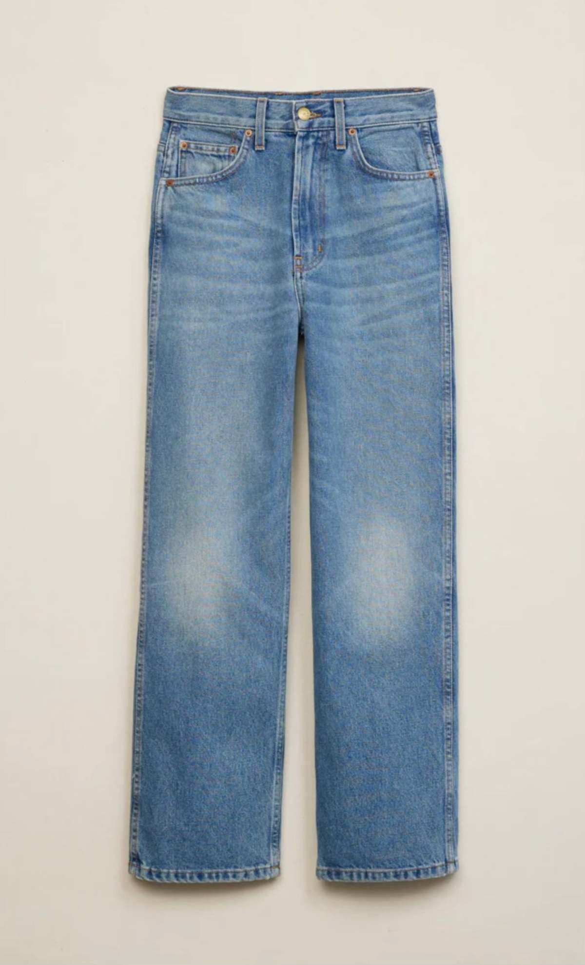 B Sides Plein Relaxed Straight Jean - Tate Vintage | Garmentory