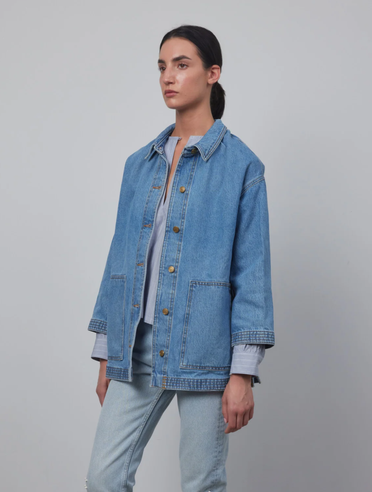 B Sides Cube Jacket - Joan Sulfur Wash | Garmentory