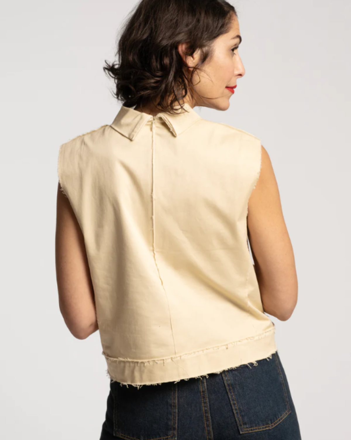 Frances Valentine Colette Shell - Khaki | Garmentory