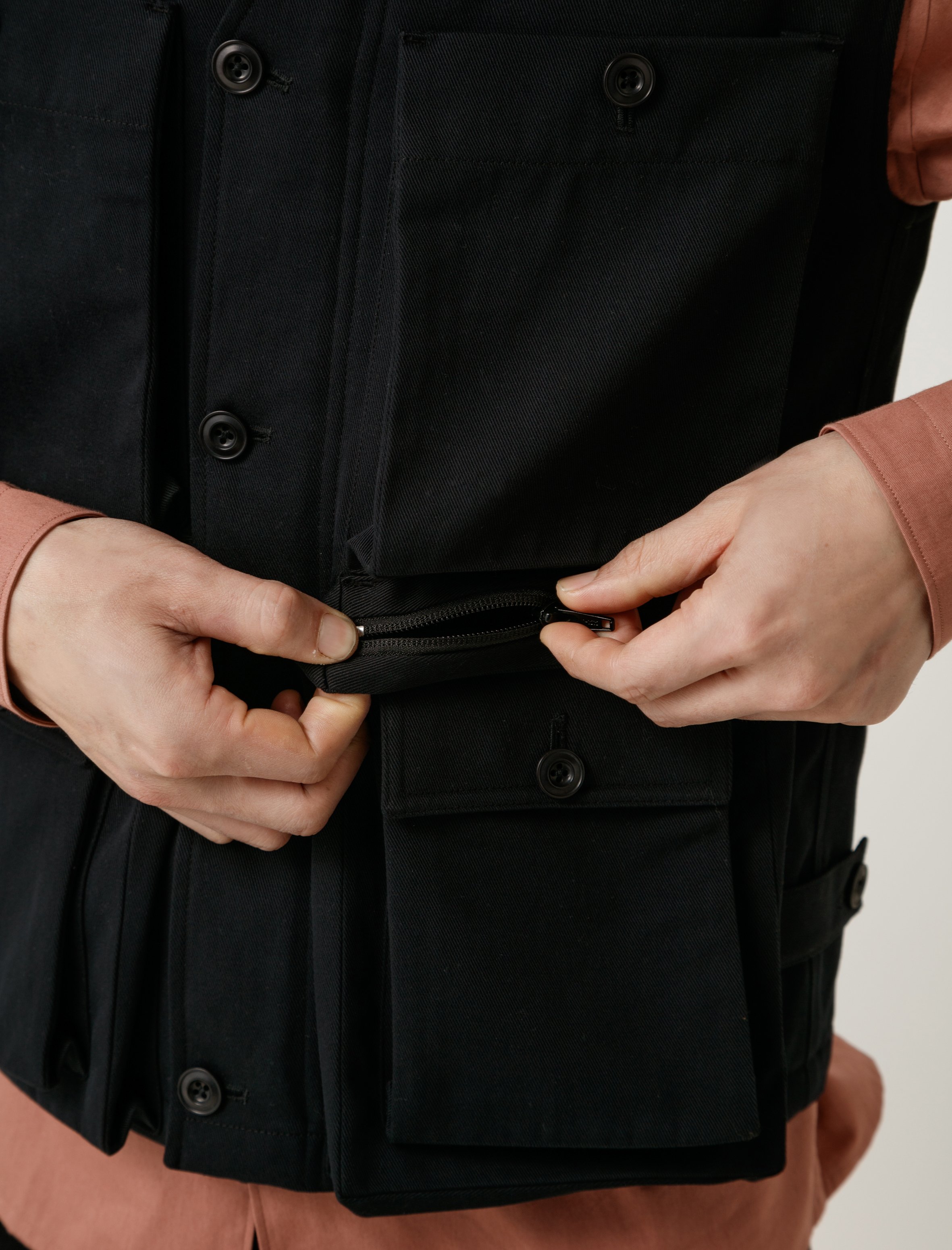 Lemaire Reporter Vest - Black | Garmentory