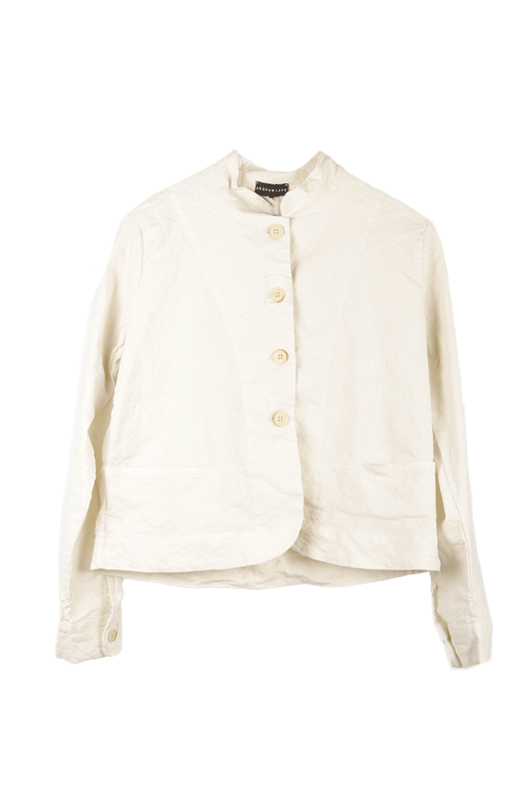 Aequamente Crinkle Jacket - Chalk | Garmentory