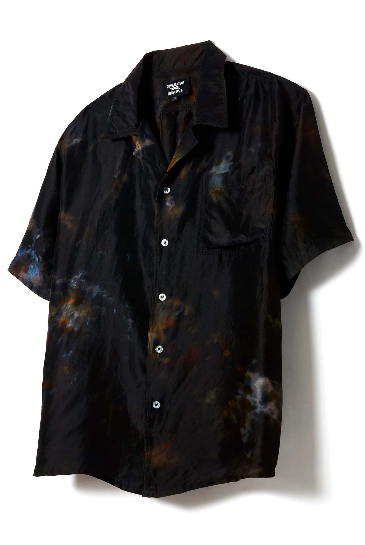 Riverside Tool & Dye Silk Souvenir Shirt - Obsidian | Garmentory