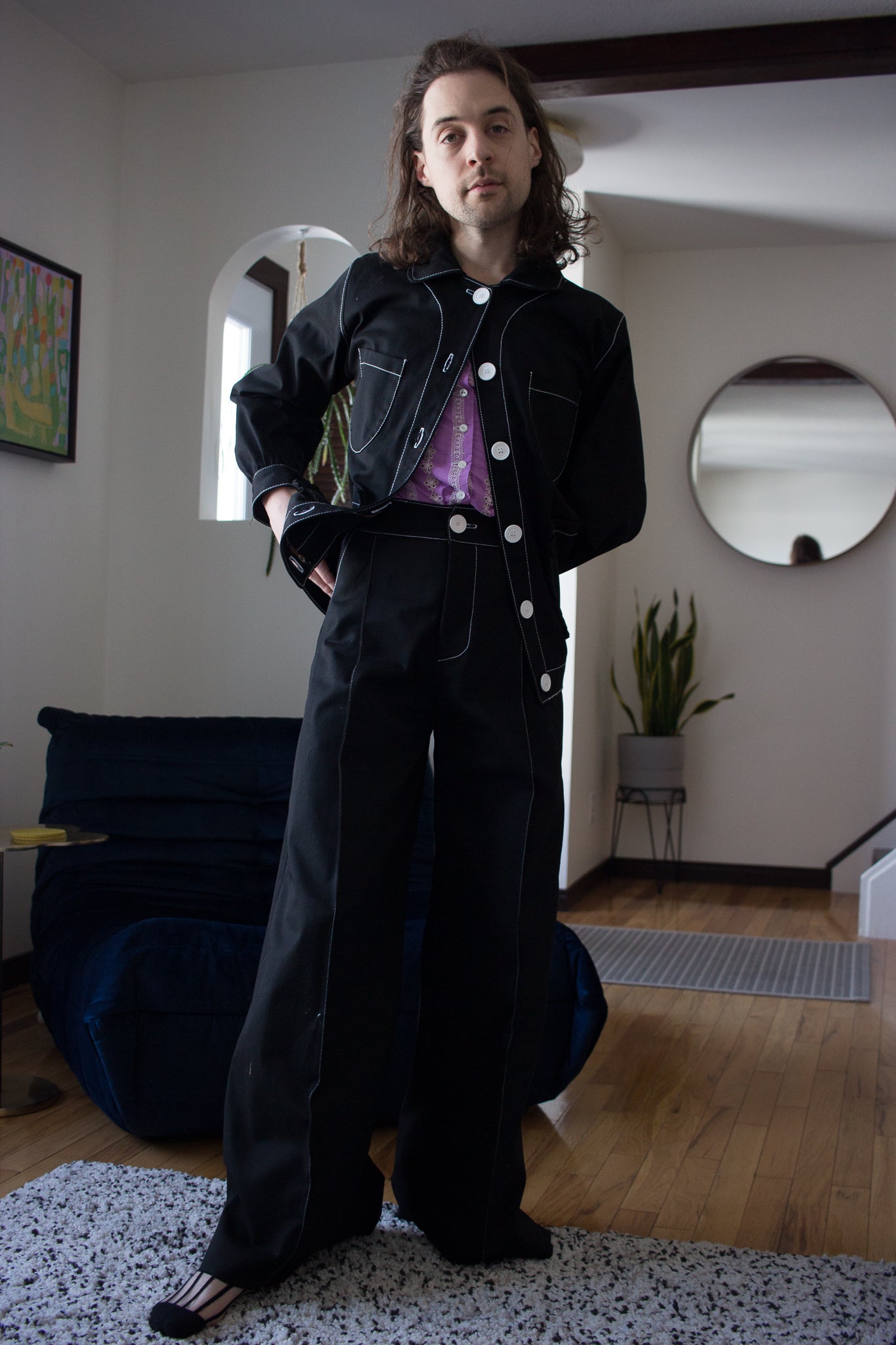 Eliza Faulkner Lavoy Pants - Black Twill | Garmentory