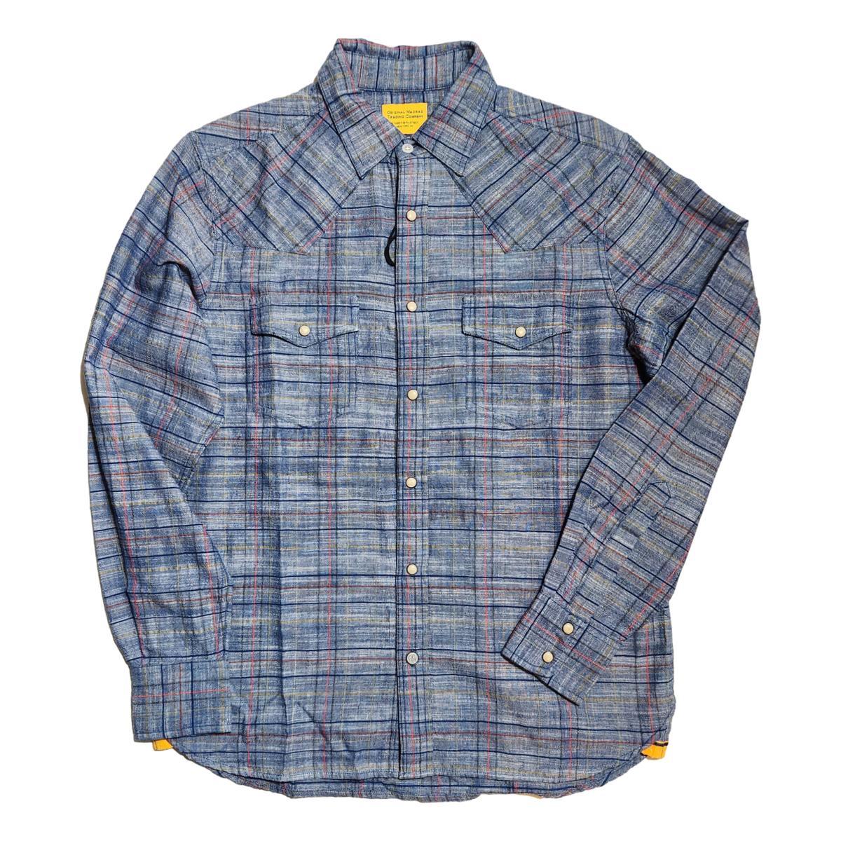 Original Madras Trading Company Western Rib Dobby - Check Weave Shirt ...