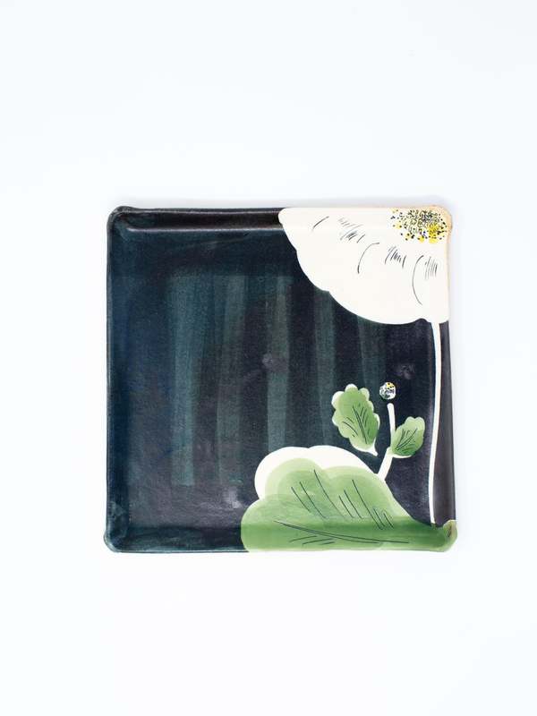 Otani Pottery Studio Chrysanthemum Square Plate | Garmentory