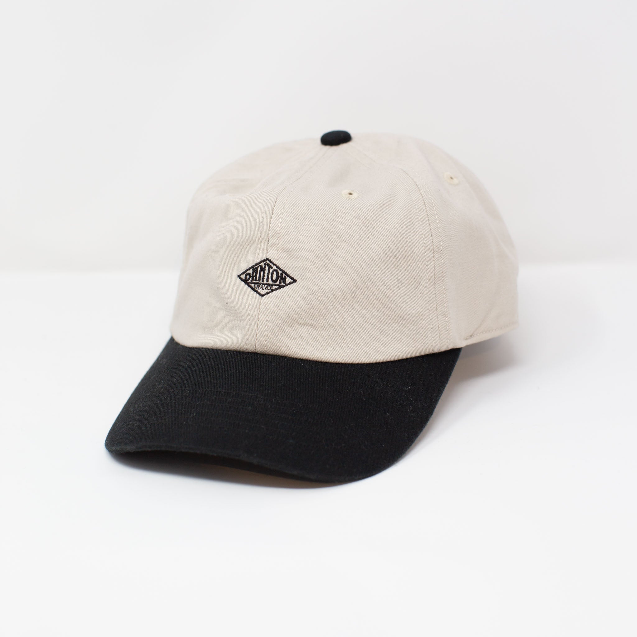 Danton 6-Panel Two Tones Baseball Cap - Ivory/Black | Garmentory