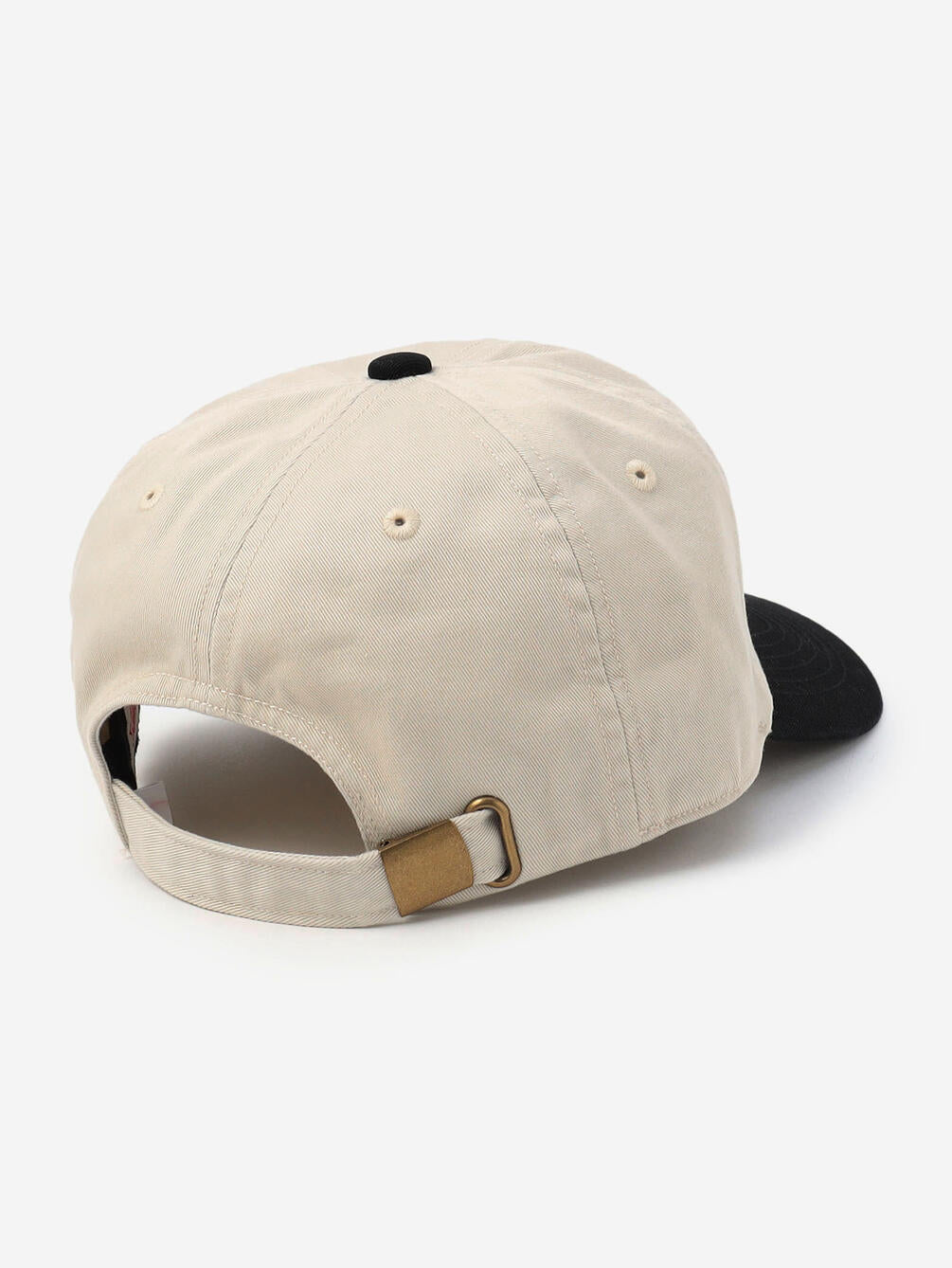 Danton 6-Panel Two Tones Baseball Cap - Ivory/Black | Garmentory