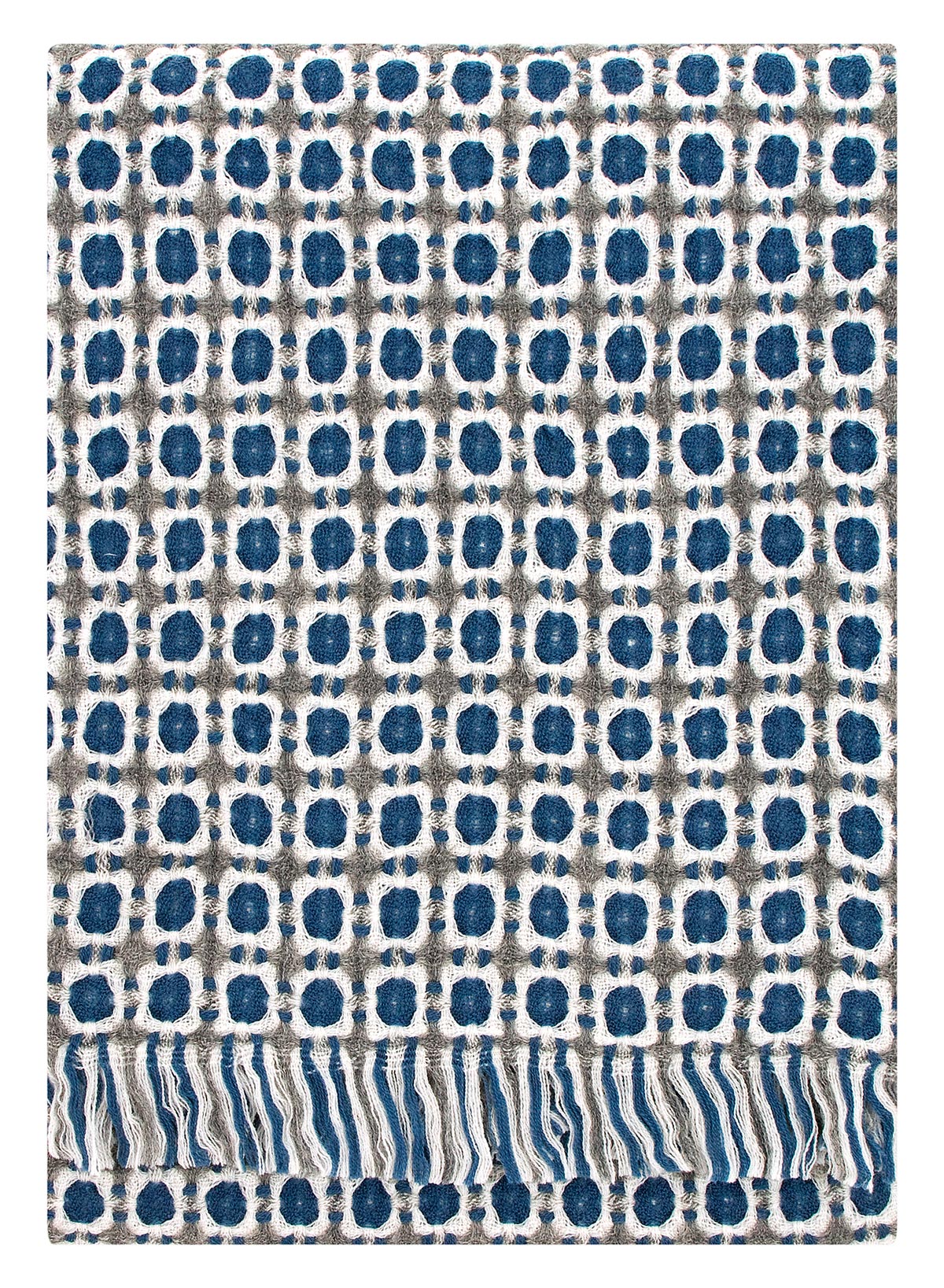 Lapuan Kankurit CROWN Wool Blanket - Blue | Garmentory