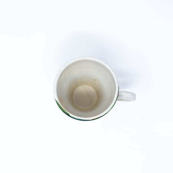 Otani Pottery Studio Painted Lotus Leaf Mug with Handle - Prints ...