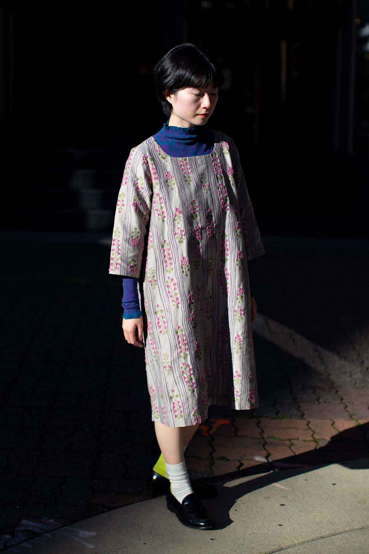 M.& Kyoko Woven Dress - Beige | Garmentory