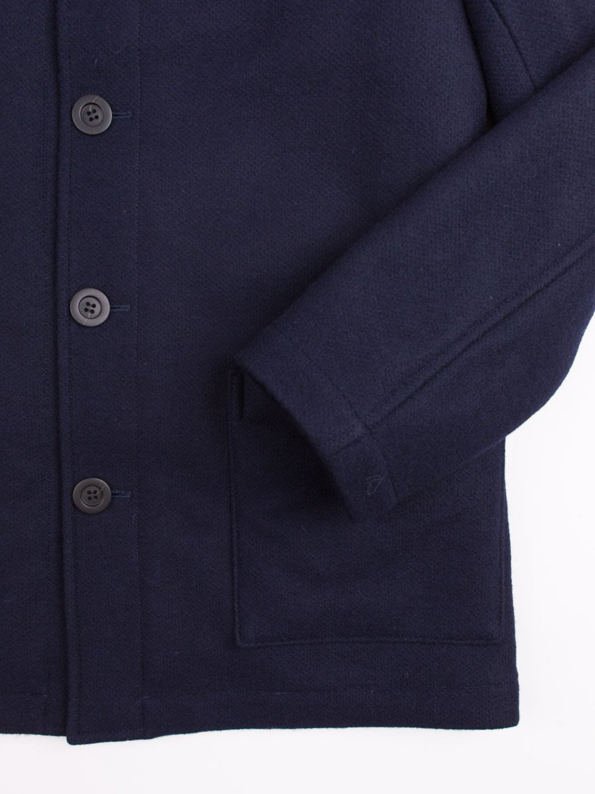 Blue Blue Japan Wool Melton Donkey Jacket - Navy | Garmentory