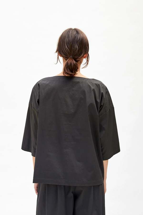 Black Crane Boat Neck - Shadow | Garmentory