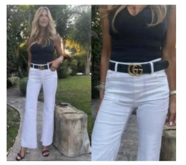 Bevy Flog Amanda Pant - White | Garmentory