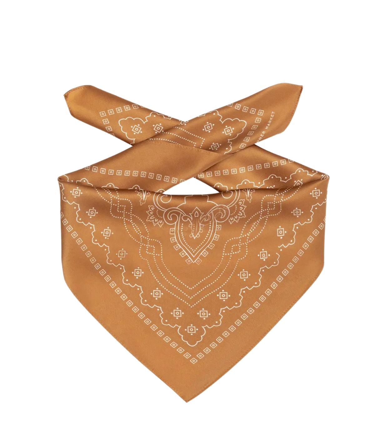 Lola The Western Silk Bandana Scarf - Sienna | Garmentory