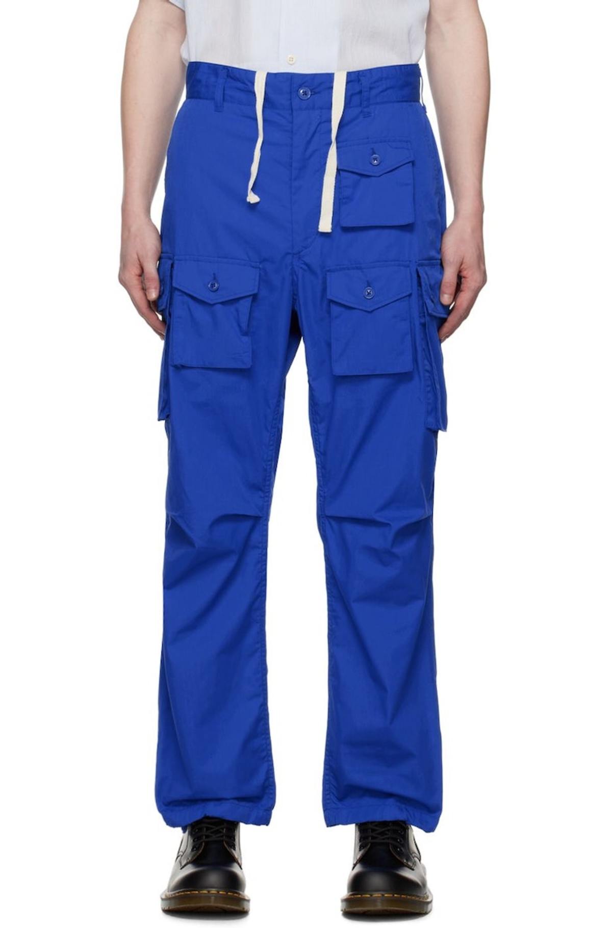 Engineered Garments FA Cargo Pants - Royal Feather | Garmentory