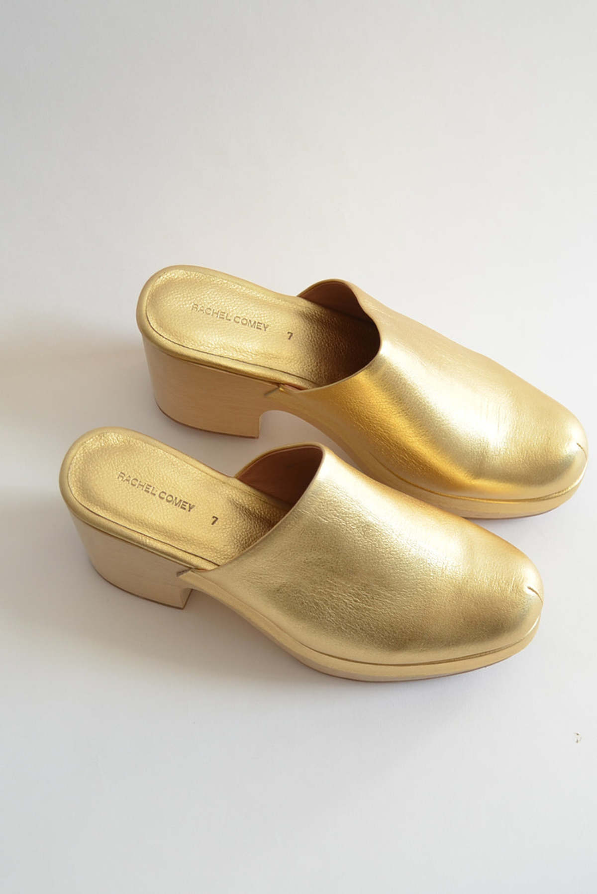 Vamp Shoes Rachel Comey Bose Clog - Gold | Garmentory