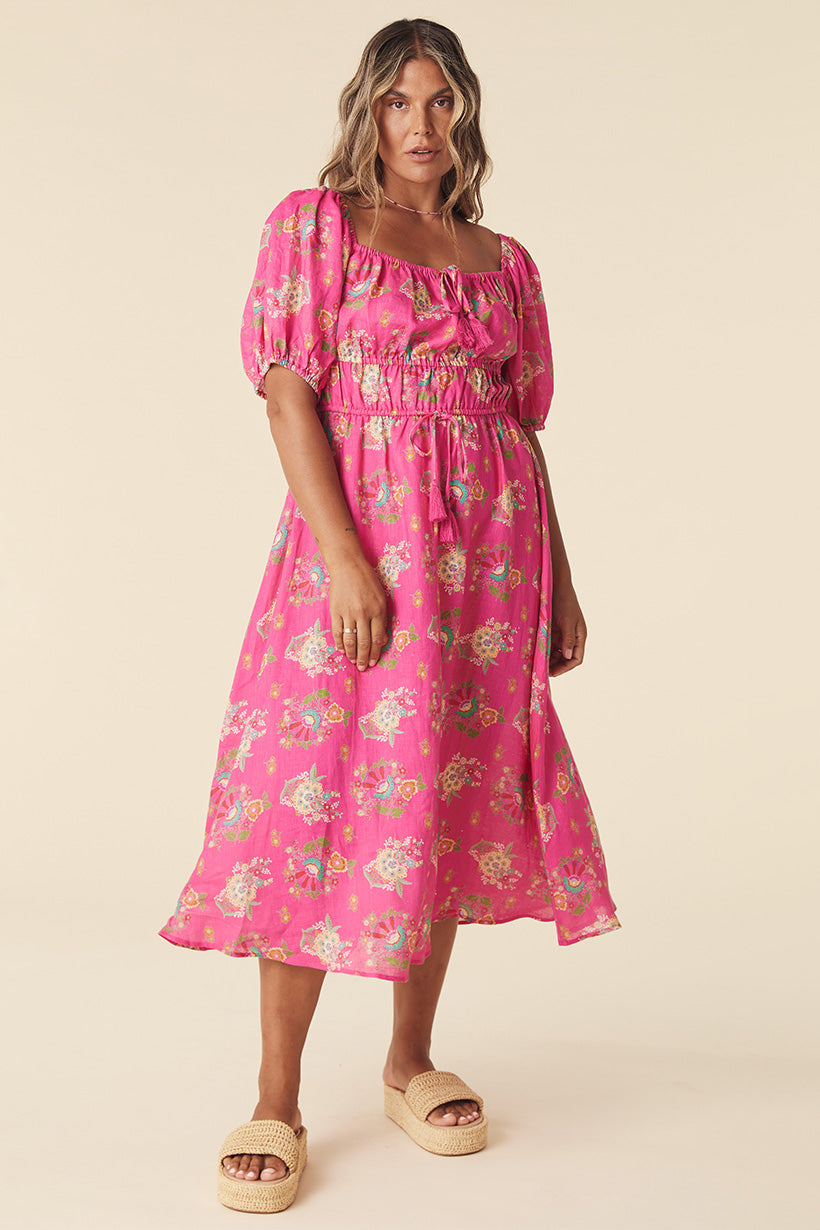 SPELL & THE GYPSY COLLECTIVE Solstice Linen Soiree Dress - Rose ...