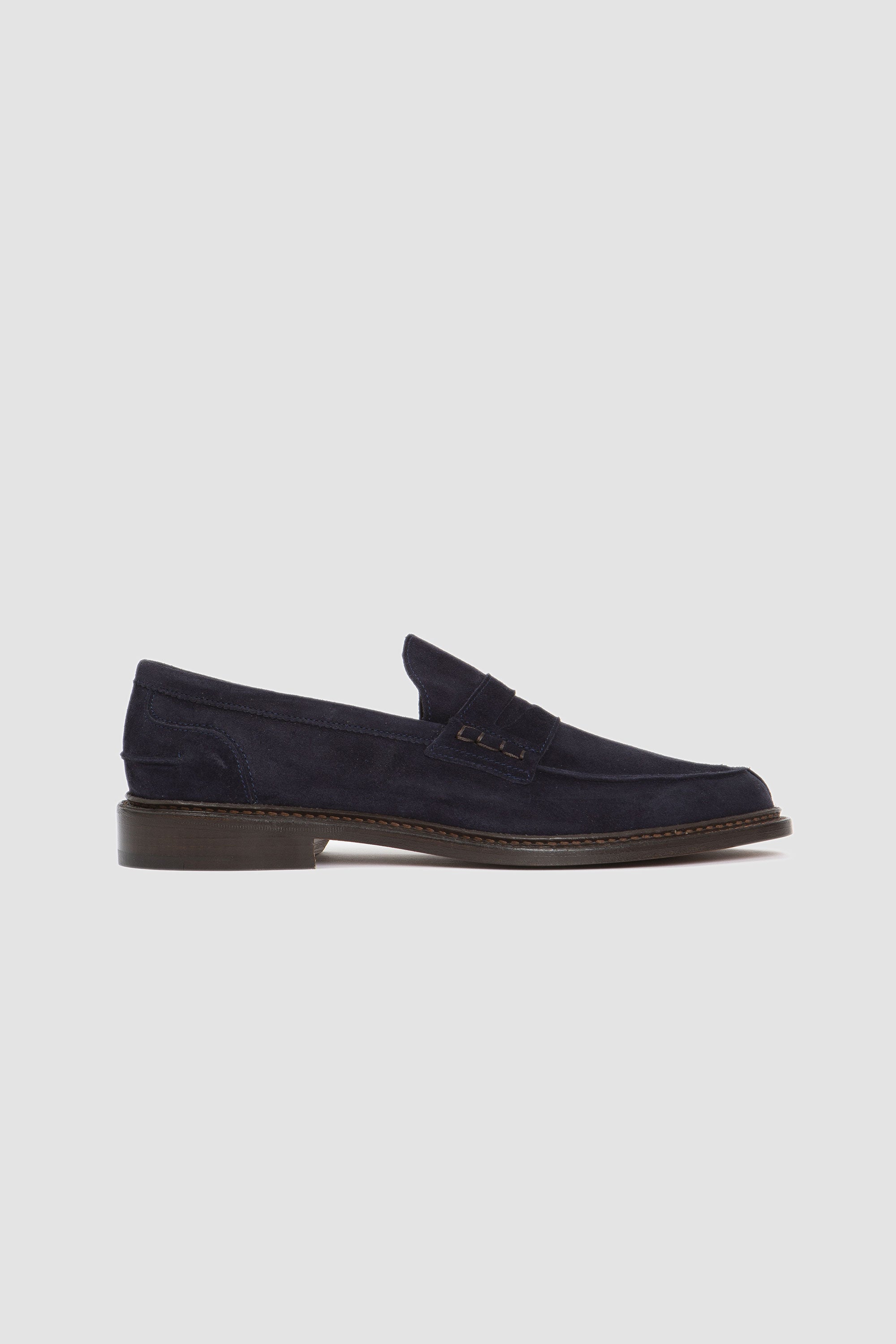 Tricker's Adam Penny Loafer - Navy | Garmentory