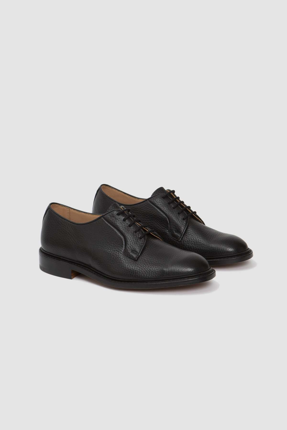 Tricker's Robert Derby Shoes - Black | Garmentory