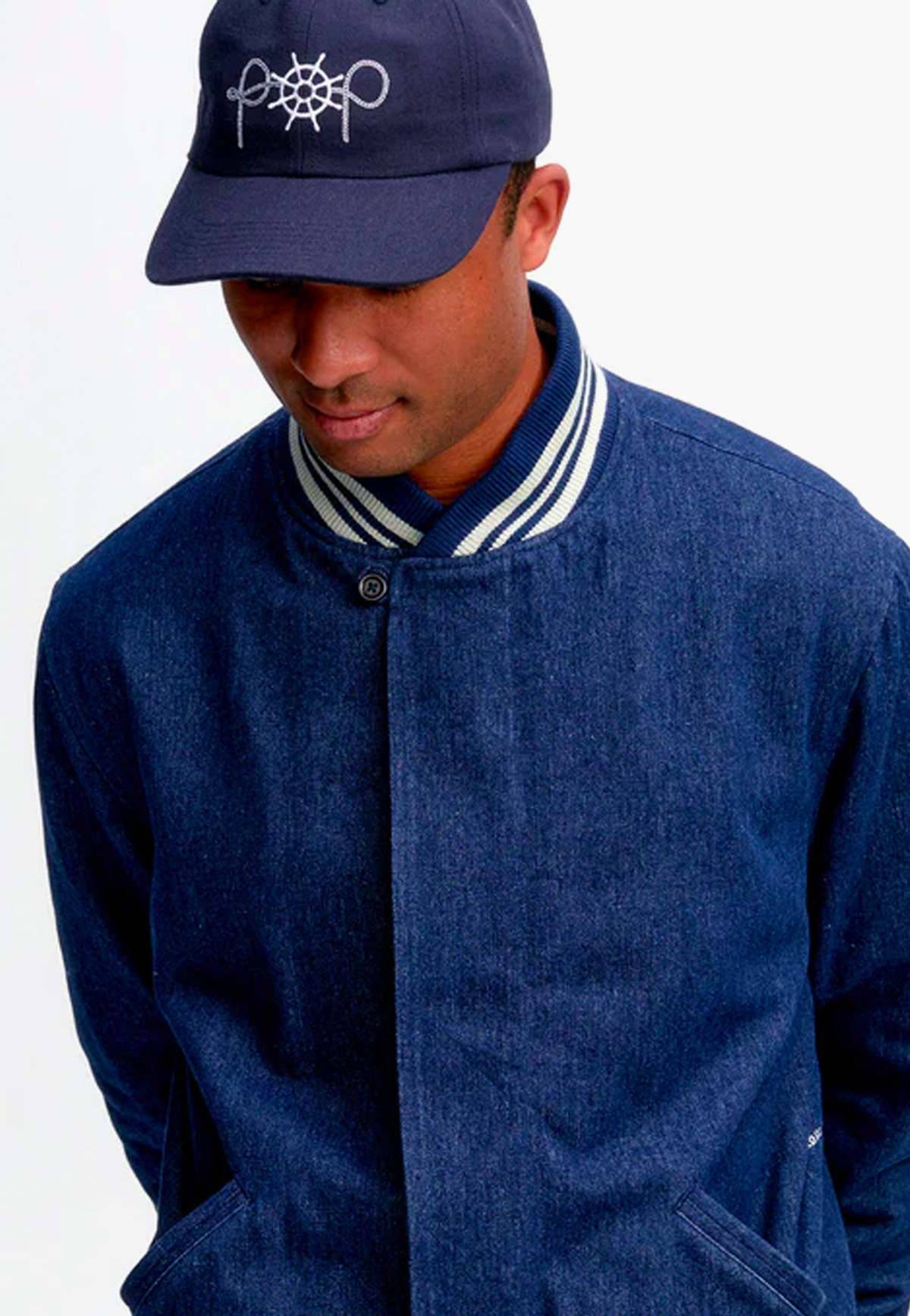 Pop Trading Company Captain Six Panel Hat - Navy | Garmentory