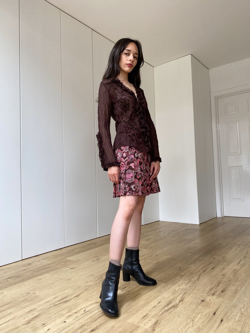 Emillio Pucci Wool Mini Skirt | Garmentory
