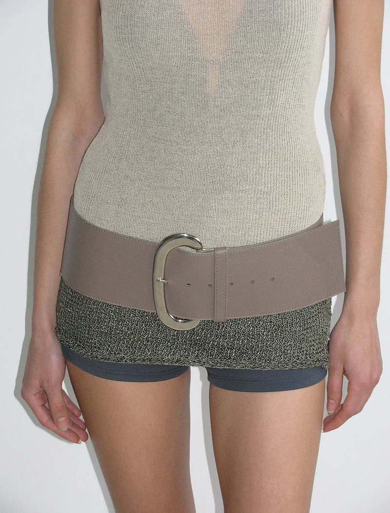 Paloma Wool Morris Belt - Dark Taupe | Garmentory