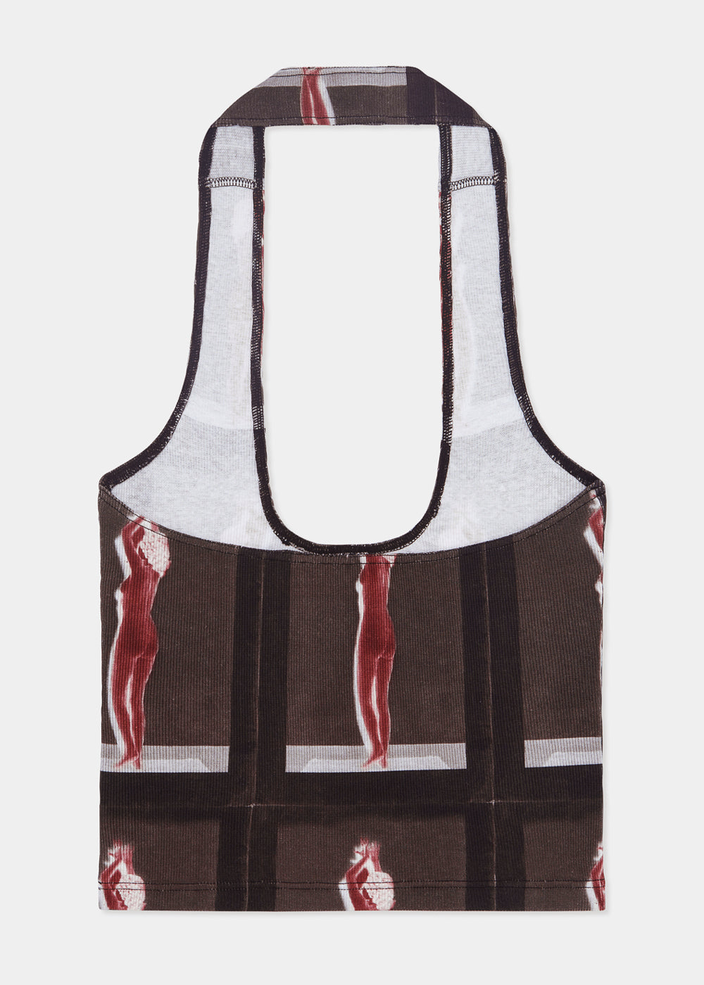 Elliss Rib Power Top - Lady In Red | Garmentory