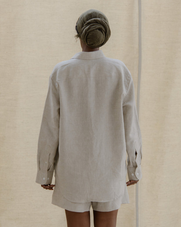 Baserange Ole Linen Shirt - Undyed | Garmentory