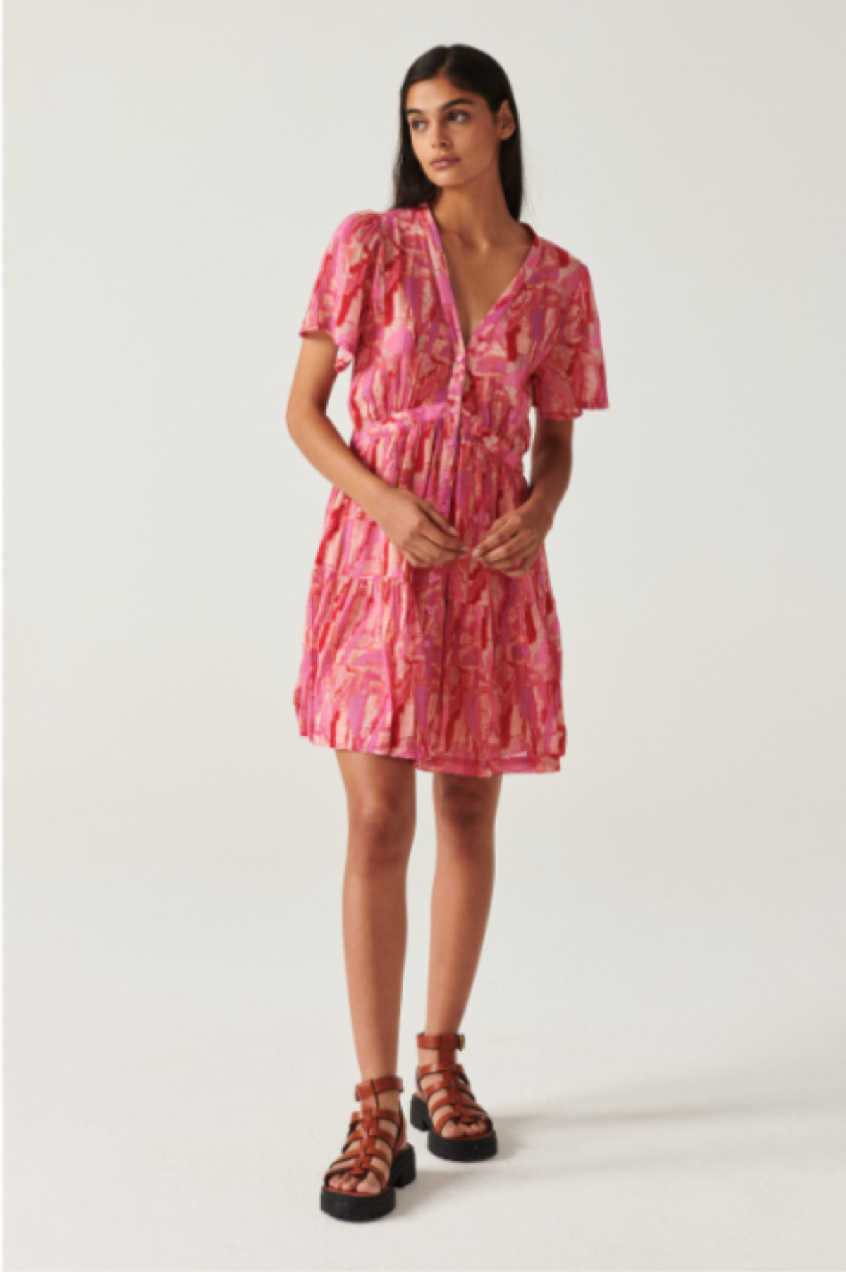 Ba&sh Talita Dress - Rose | Garmentory