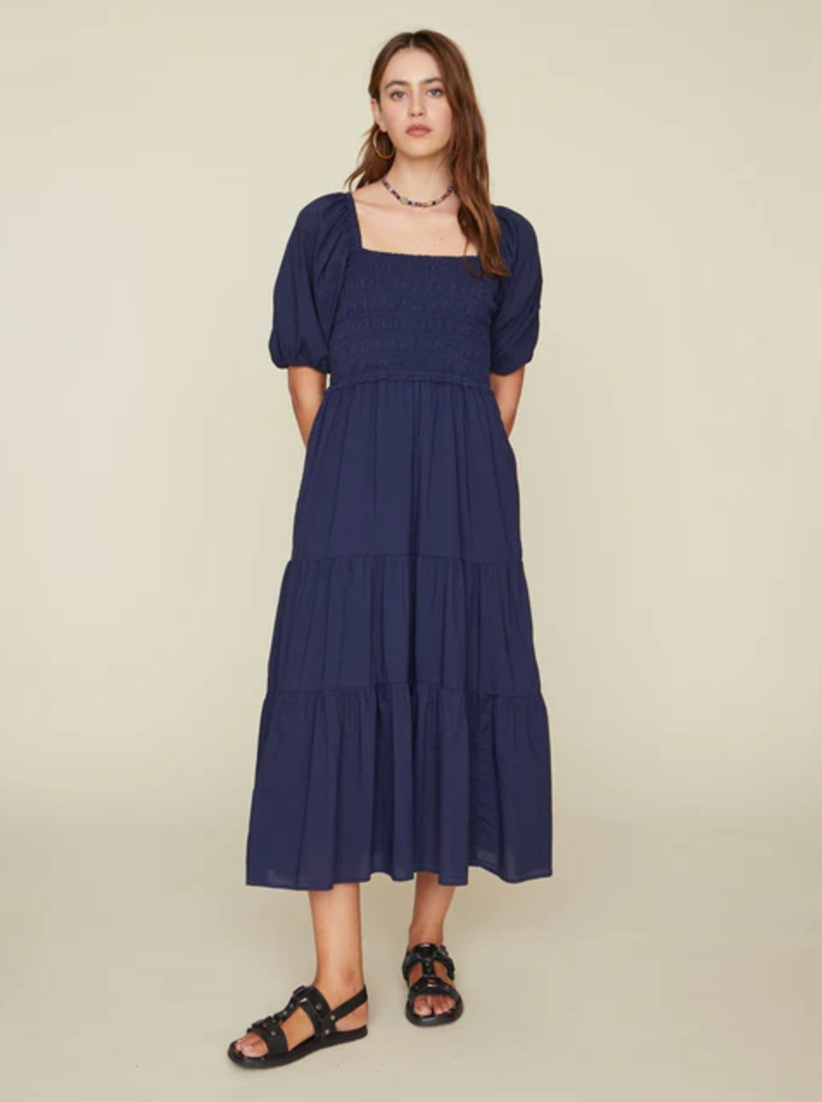 Xirena Chiara Dress - Navy | Garmentory