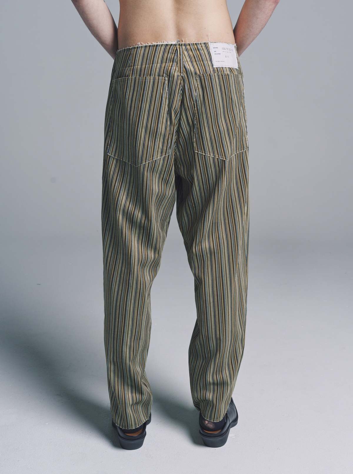 Camiel Fortgens Velvet Normal Jeans - Multi Green Stripe | Garmentory