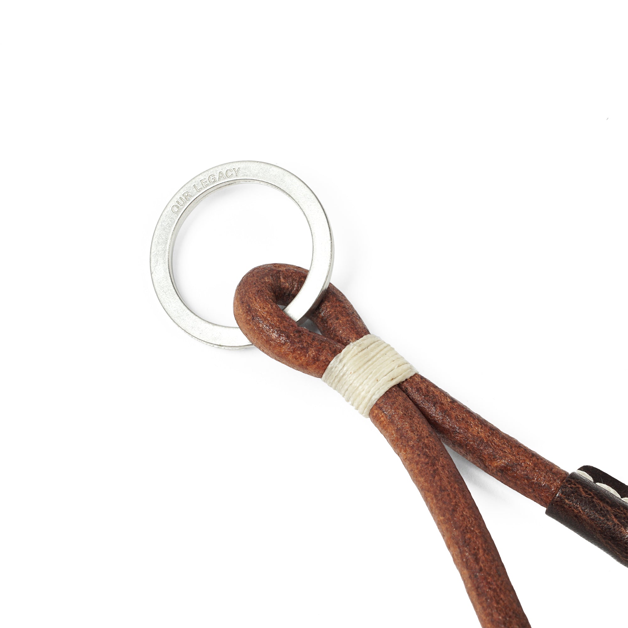 Our Legacy KNOT KEY HOLDER - BROWN LEATHER | Garmentory