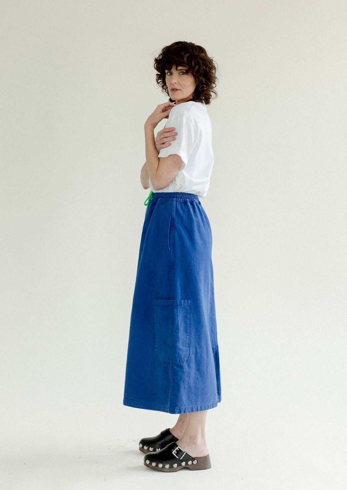 Meals Work Skirt - Blueberry | Garmentory