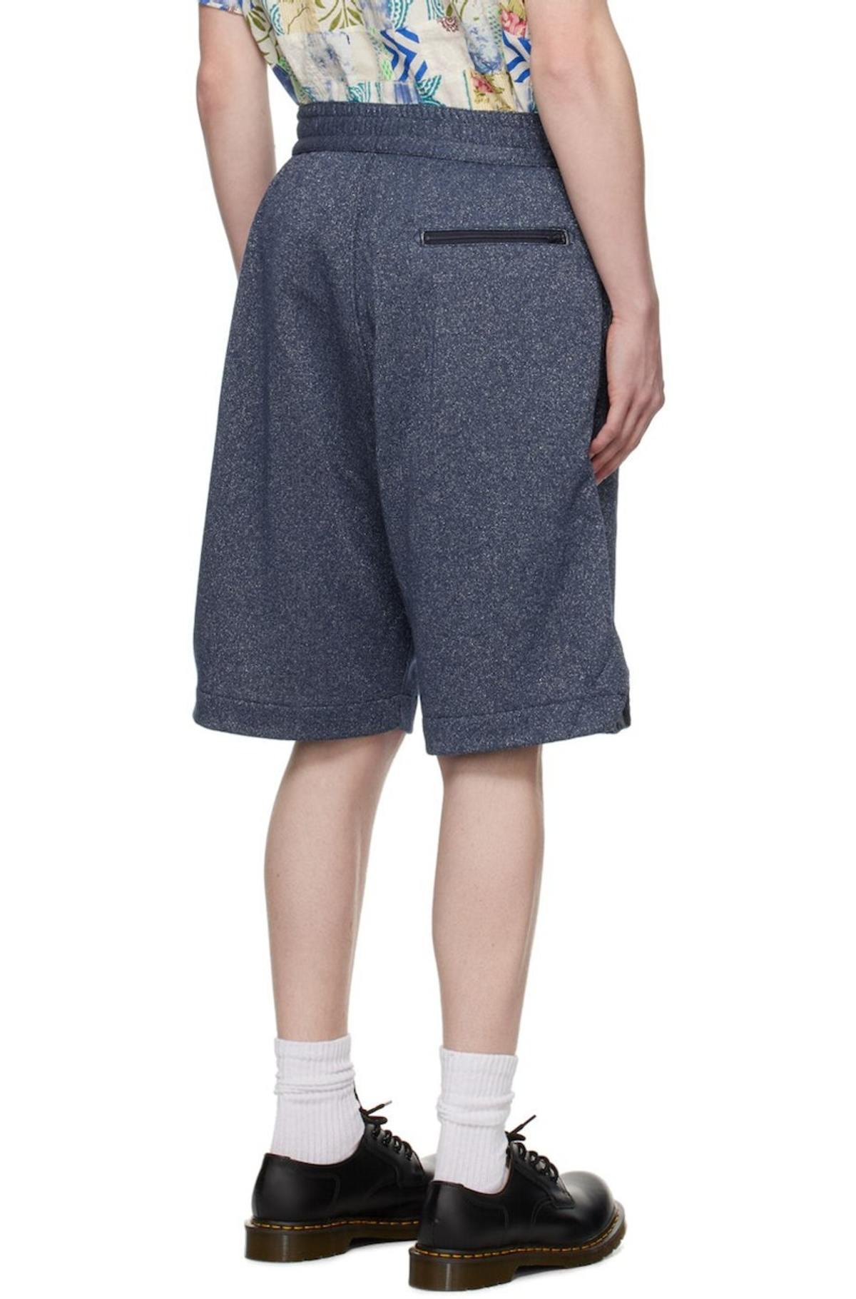 Engineered Garments BB Shorts - Navy Glitter | Garmentory