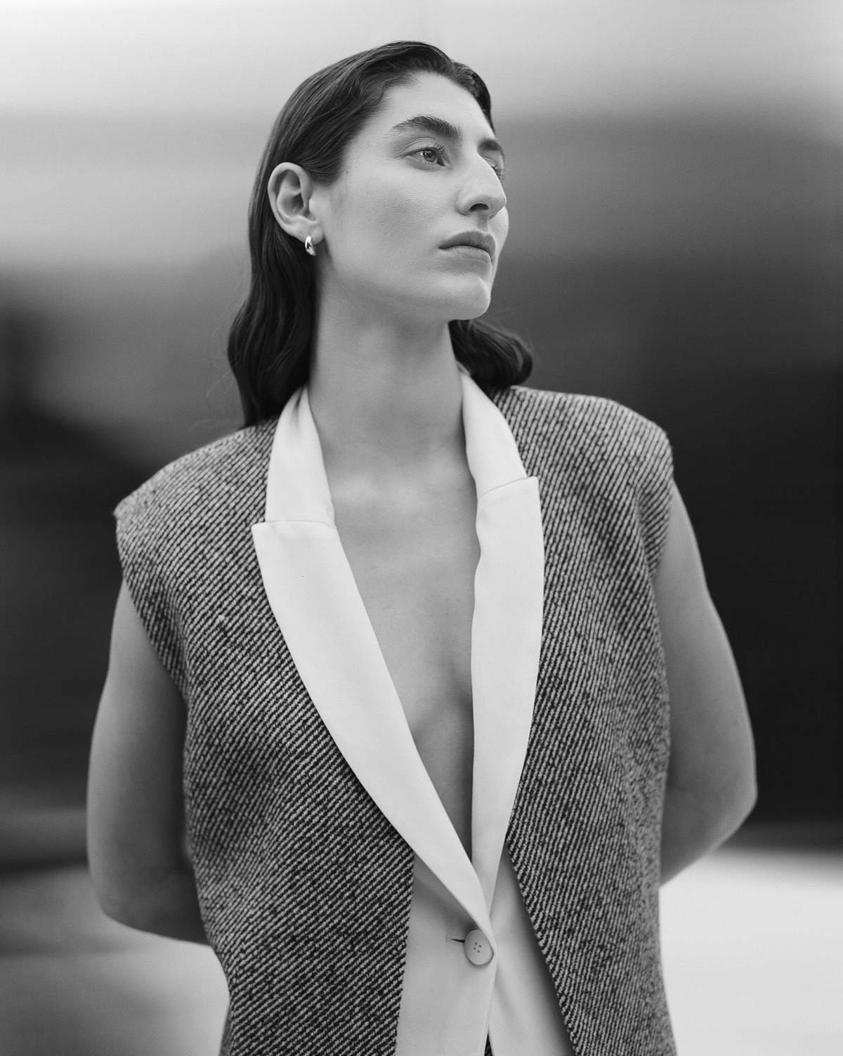 St. Agni Cool Helm Vest - White | Garmentory