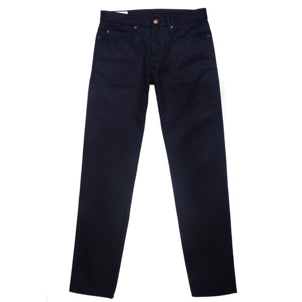 Freenote Cloth Freenote Portola Classic Taper Jeans—14.75 oz. Hishitomo Blue Black Selvedge ...