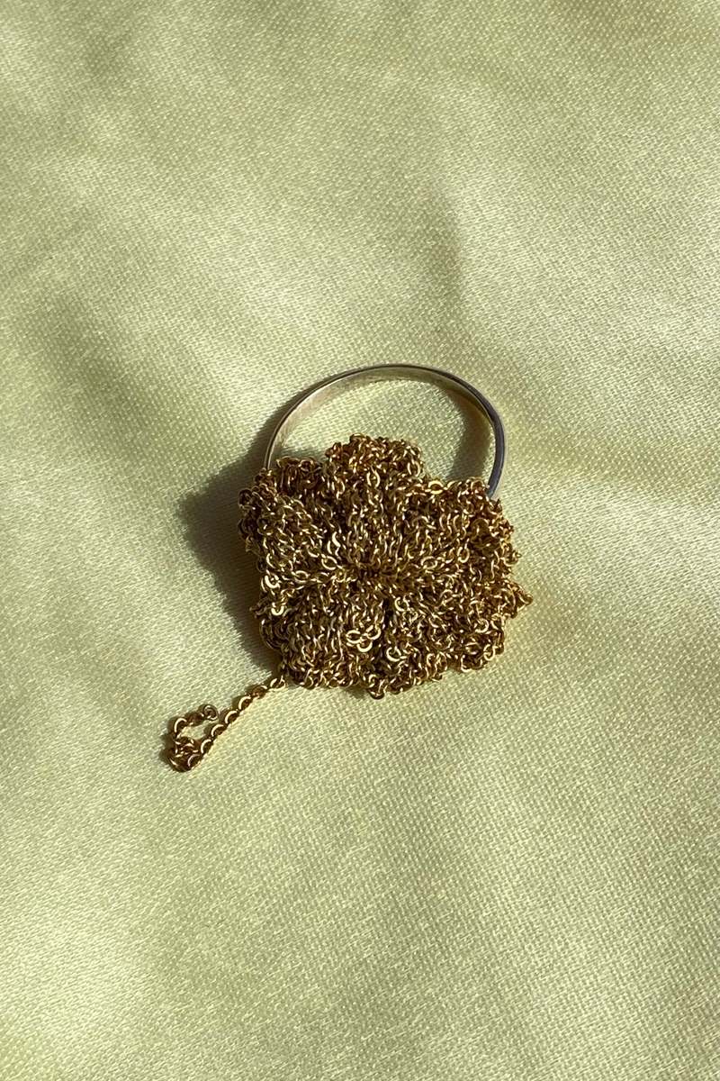 Arielle De Pinto PANSY RING - GOLD | Garmentory