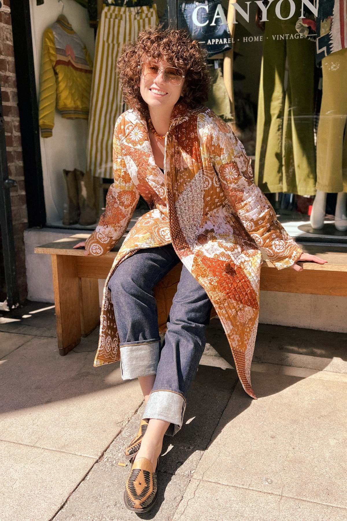 SPELL & THE GYPSY COLLECTIVE Cha Cha Quilted Jacket - Brown Suede ...